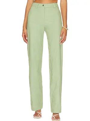 CAMILA COELHO Matilde Pant - Sage Green
