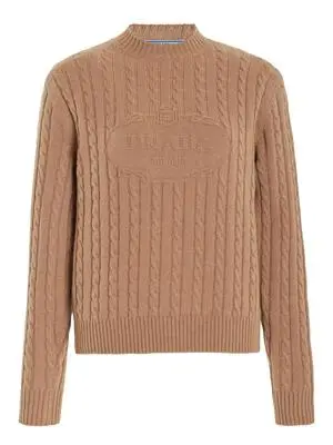 PRADA Logo Cashmere Sweater