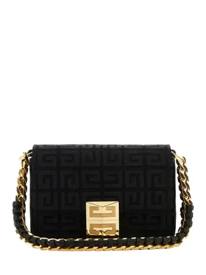 Givenchy 4g Jacquard Crossbody Bag - Black