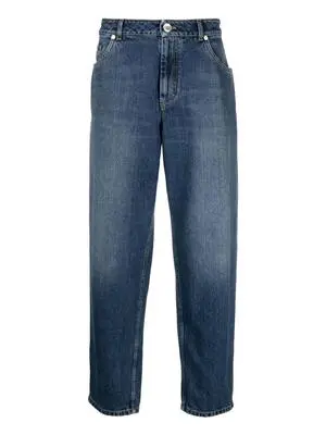 Brunello Cucinelli Straight-leg Denim Jeans - Blue