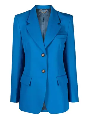Victoria Beckham Single-breasted Blazer - Blue