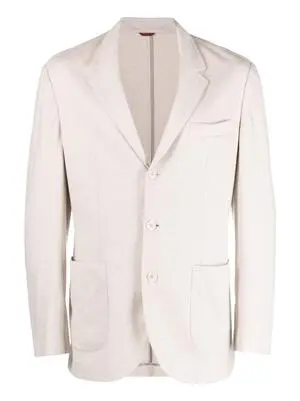 BRUNELLO CUCINELLI Single-Breasted Cashmere Jersey Blazer