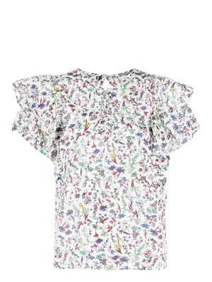 Tommy Hilfiger Floral-print Blouse - White
