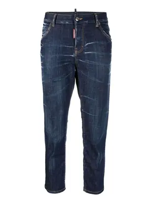 DSQUARED2 DSQUARED2 Low-Rise Cropped Jeans