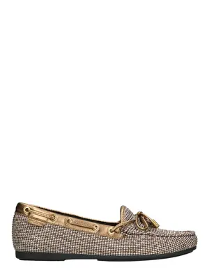Kurt Geiger Eagle Leather Moccasins - Neutrals