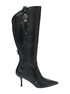 STUART WEITZMAN Thigh-high Leather Boots - Black
