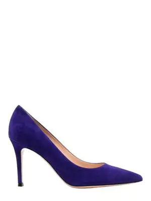 GIANVITO ROSSI 85mm Suede Pumps - Purple