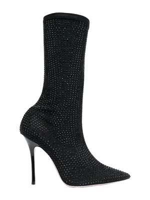 GEDEBE Logan Crystal-embellished Boots - Black