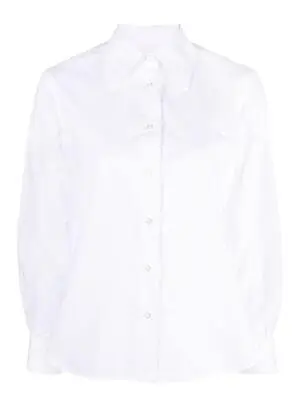 Officine Générale Long-sleeve Cotton Shirt - White