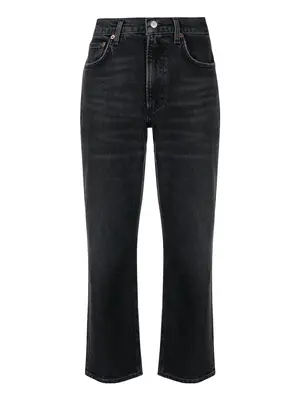 AGOLDE Kye Cropped Jeans - Grey