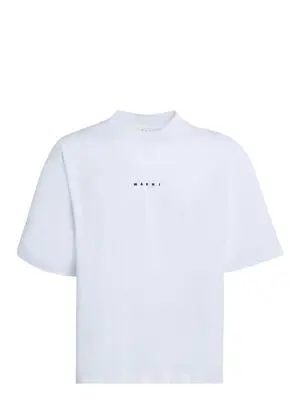 Marni Logo-print Cotton T-shirt - White