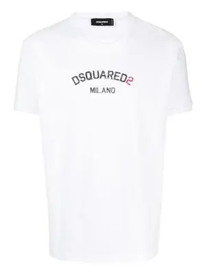 Dsquared2 Logo-print Cotton T-shirt - White