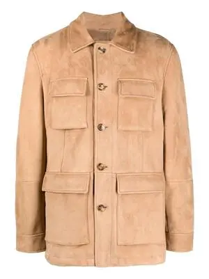 BRUNELLO CUCINELLI Button-Down Suede Jacket