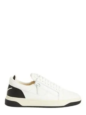 GIUSEPPE ZANOTTI Double-zip Low-top Sneakers - White