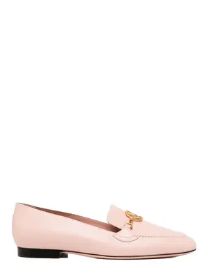 Bally O'brien Embellished Leather Loafers - Pink