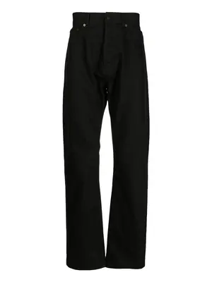 Fear Of God High-waisted Straight-leg Jeans - Black