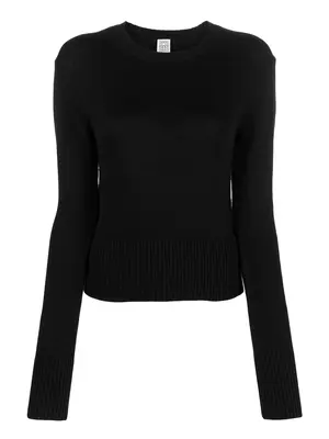 TOTÊME TOTEME Crew-Neck Ribbed Jumper