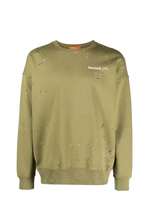 A-COLD-WALL* X Timberland Faded-effect Sweatshirt - Green