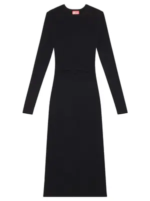 DIESEL M-pelagos Midi Dress - Black