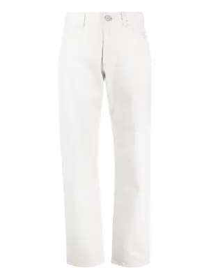 MOORER Sansa-214 Straight-leg Jeans - Neutrals