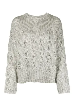 BRUNELLO CUCINELLI Cable-knit Jumper