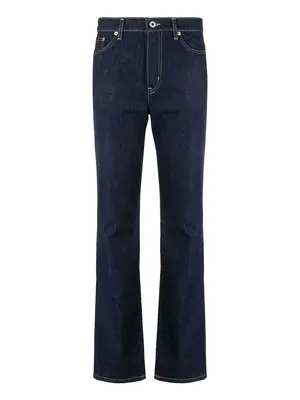 Kenzo Asagao Straight-leg Jeans - Blue