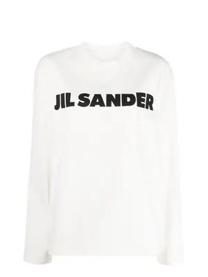 JIL SANDER Logo-print Sweatshirt - White