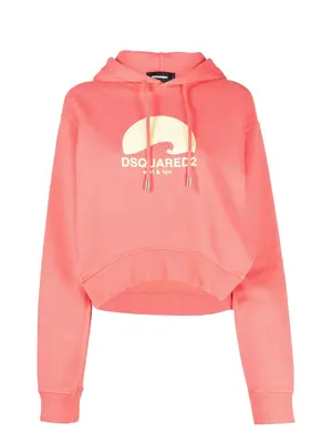 Dsquared2 Logo-print Hoodie - Pink