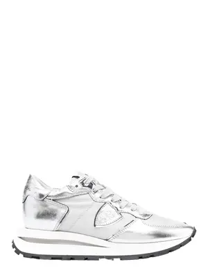 Philippe Model Panelled Low-top Sneakers - Silver