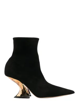 Casadei Elodie 85mm Ankle Boots - Black
