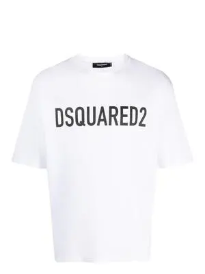 Dsquared2 Logo-print Cotton T-shirt - White