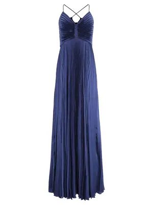 A.L.C. A.L.C. Aries Pleated Gown Blue