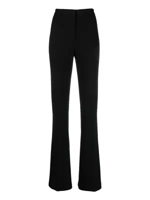 Pinko High-waisted Flared Trousers - Black