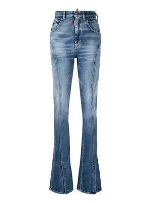 DSQUARED2 DSQUARED2 High-Waisted Flared Jeans