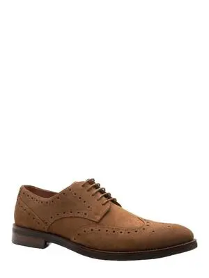 Gordon Rush Concord Wingtip Derby - Tan Suede