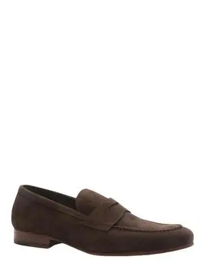 Gordon Rush Cartwright Penny Loafer - Chocolate Suede