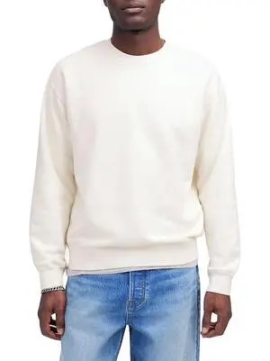 Madewell Brushed Terry Crewneck Sweatshirt - Vintage Ivory