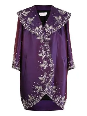 SAIID KOBEISY Mikado Beaded Satin Jacket