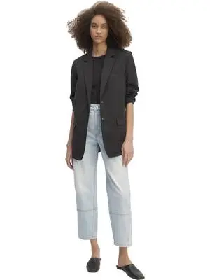 Everlane Utility Barrel Jean Fog