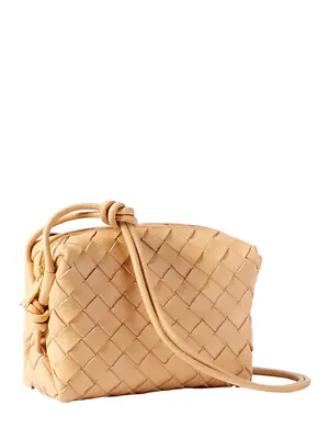 Bottega Veneta Mini Loop Crossbody Bag - Brown