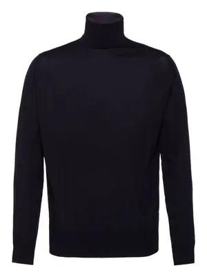 Prada Wool Turtleneck - Blue