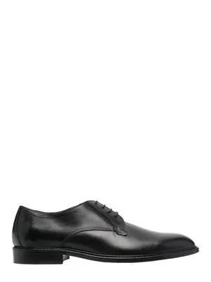 SERGIO ROSSI Almond-toe Derby Shoes - Black
