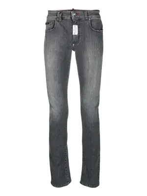 Philipp Plein Logo-patch Jeans - Grey