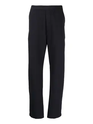 Barena Venezia Straight-leg Crepe Trousers - Black