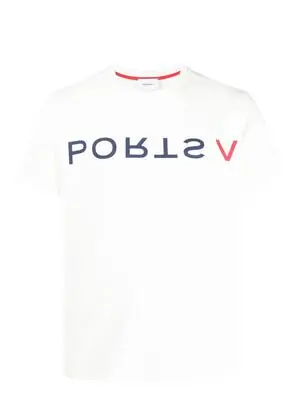 PORTS V Logo-print T-shirt - White