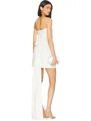 Amanda Uprichard X Kerry Bow Dress - Ivory