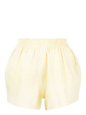 FORTE DEI MARMI COUTURE Elasticated-waistband Shorts - Yellow