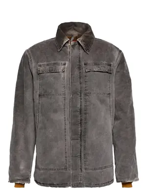 NOTSONORMAL Grind Cotton Canvas Jacket - Grey