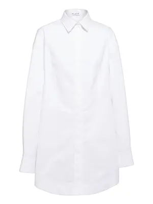 Alaïa Cotton Poplin Shirt - White