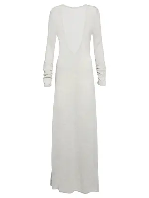 Magda Butrym Alpaca-blend Maxi Dress - Grey